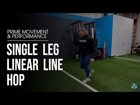 Single Leg Linear Line Hop - YouTube