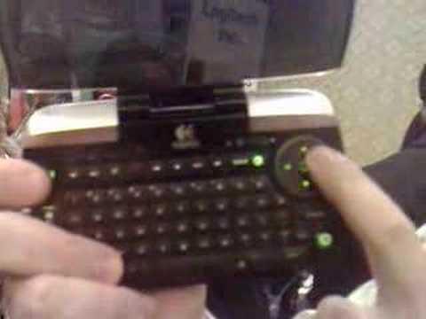 CES 2008: Tiny Logitech bluetooth keyboard - YouTube