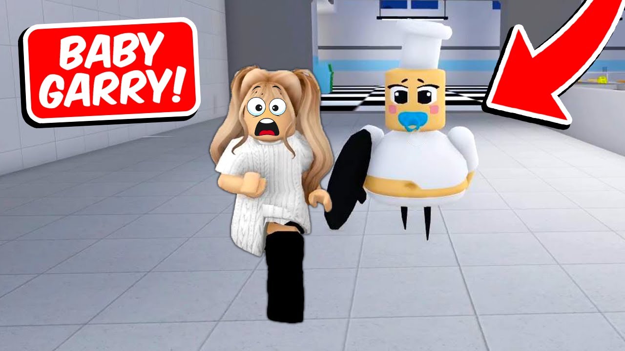 Baby GARRY the Chef in Baby Barry's Prison Run! - Roblox Obby (NEW ...