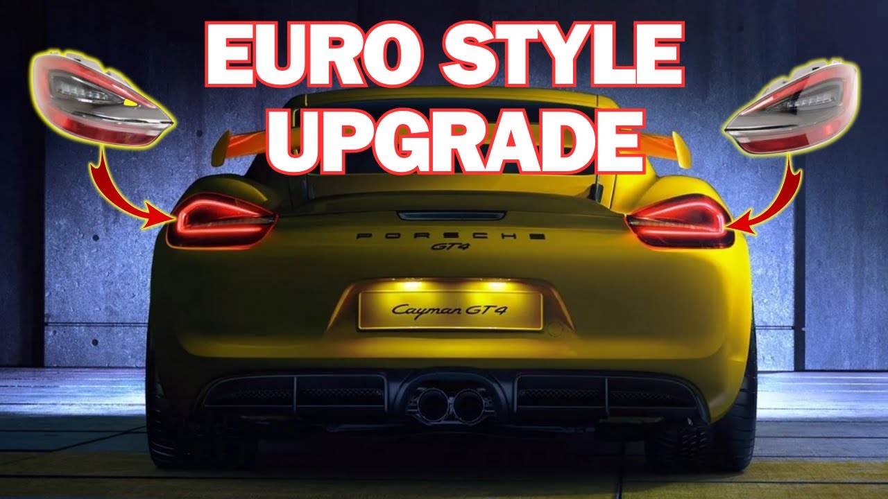 UPGRADE ALERT! Euro Style GTS TAIL LIGHTS for My 981 Porsche GT4 - YouTube