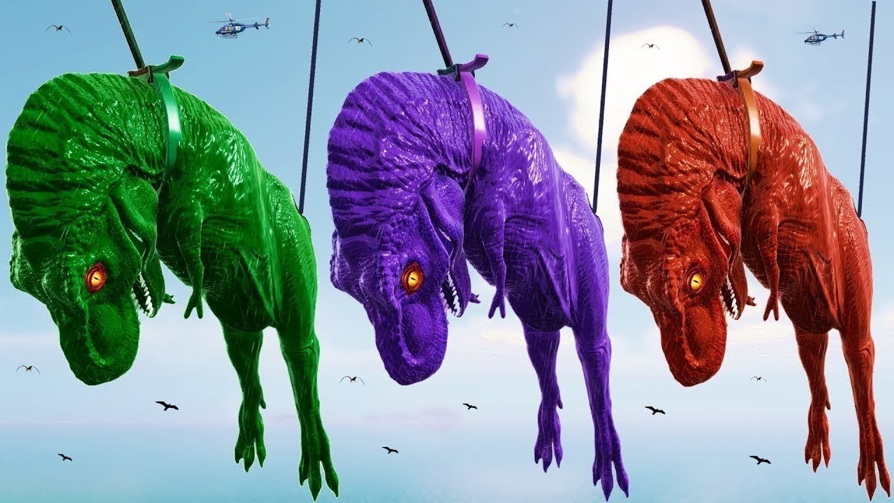 Dinosaurs Breakout Color Pack T-Rex VS Venom Carnotaurus Dinosaurs ...