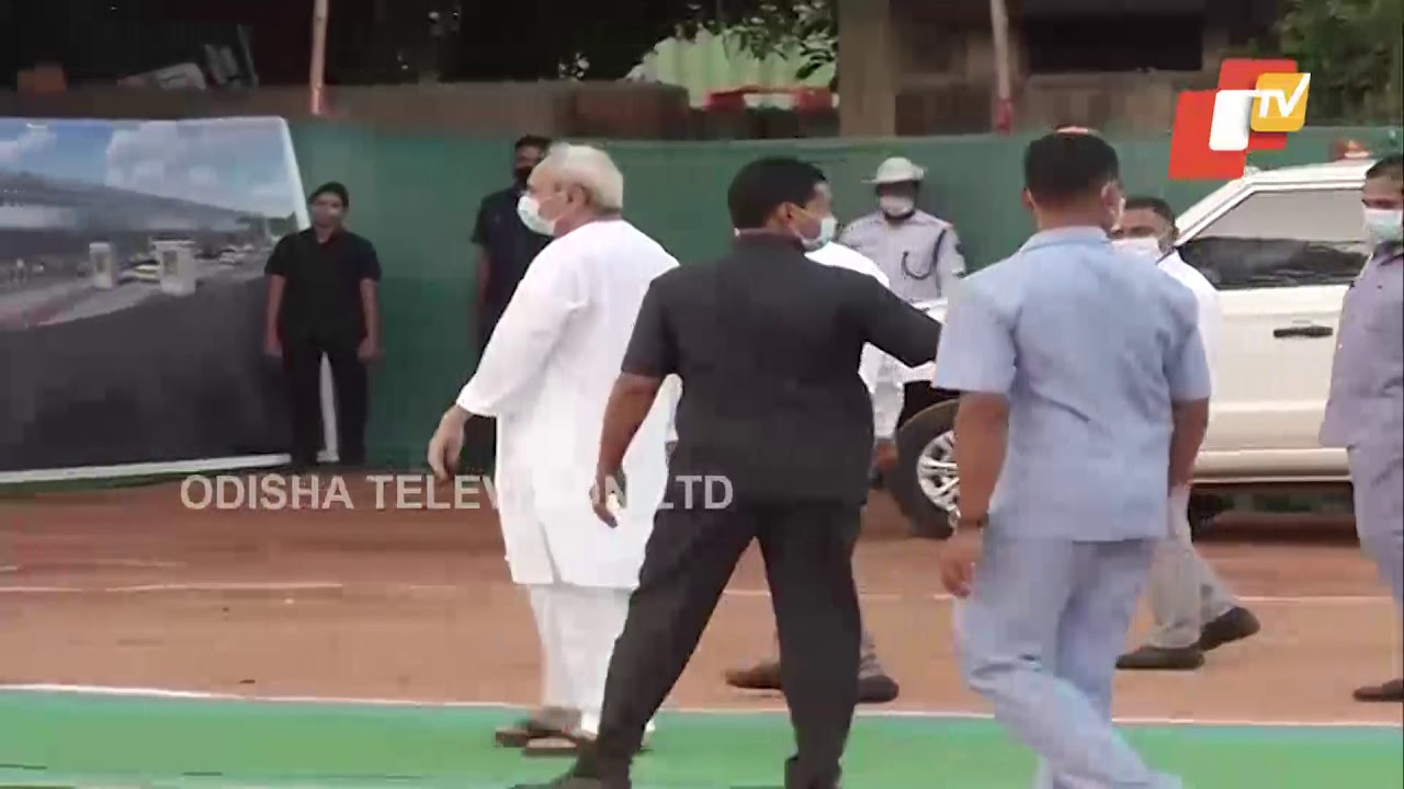 CM Naveen Pattnaik Reviews ISBT Baramunda Construction Site - YouTube