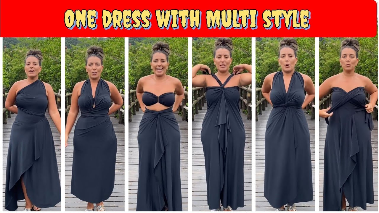all-rounder dress | many style with one dress you can wear| new styles ...