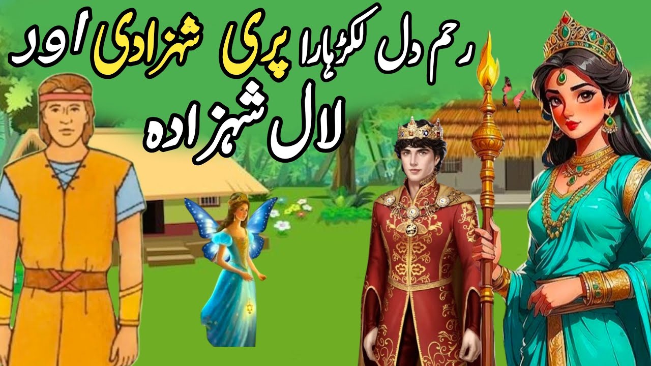 Raham Dil lakadhara pari shezadi or Lal shezada | Fairytales in Hindi ...