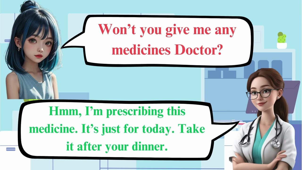Conversation Between Doctor and Patient | Daily Life English ...