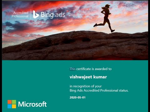 Microsoft Advertising Certified Professional Exam answer 2020. - YouTube
