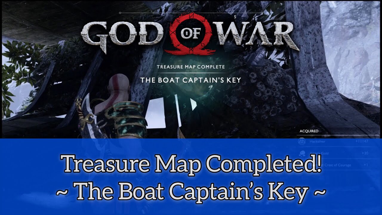 Treasure Map: The Boat Captain's Key | God Of War | PS4 - YouTube