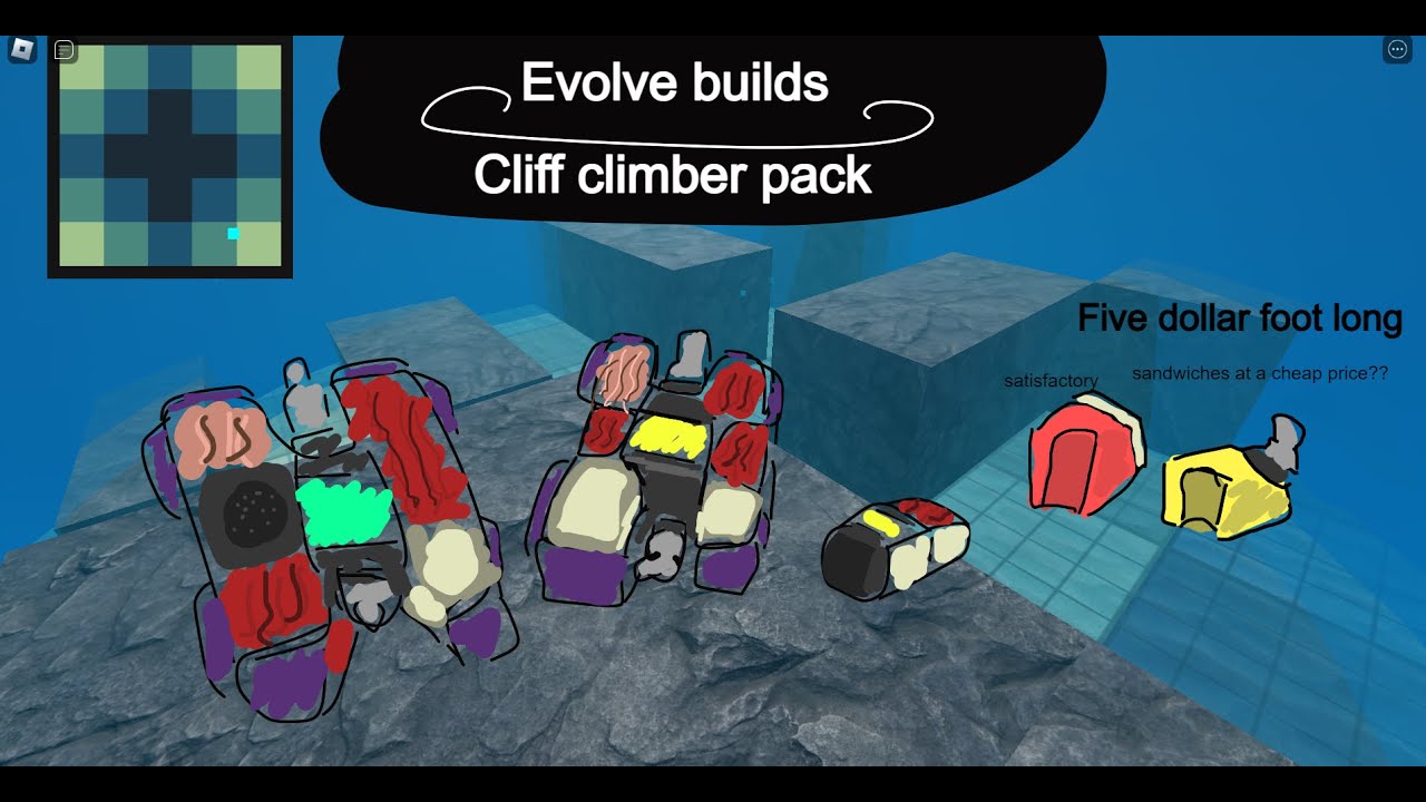 Roblox evolve | 3 cliff climber builds for evolve - YouTube