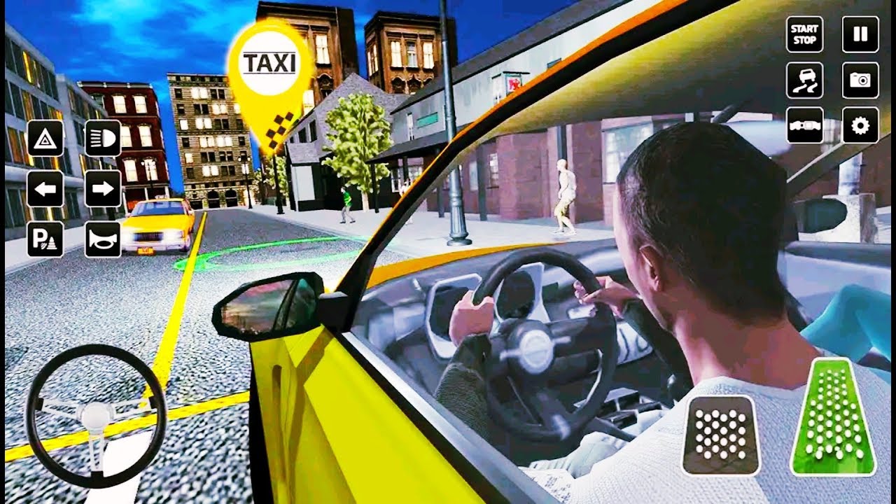 City Taxi Driver Sim : Multiplayer Cab Game 3D - Android GamePlay HD ...