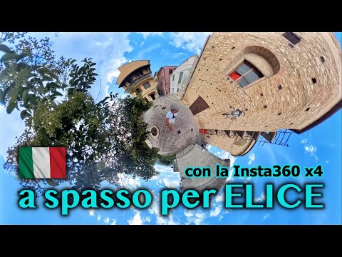 a spasso per ELICE con la Insta360 X4