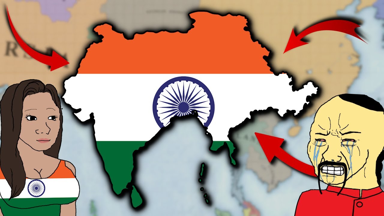 Conquisto la mitad de China con la India en Victoria 2 - YouTube