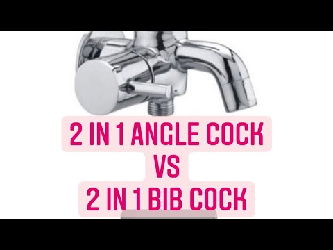 What is difference between 2 way bib tap and 2 way angle tap ? | 2 in 1 ...
