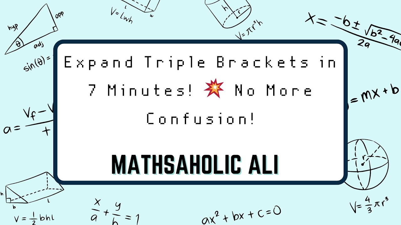 Triple Brackets? No Problem! 🚀 Learn to Expand Them Like a Pro in 7 ...