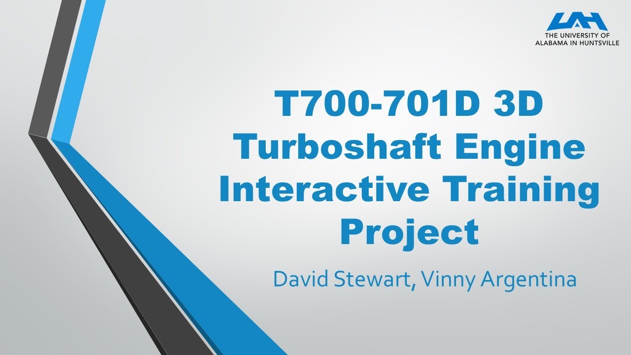 T700-701D 3D Turboshaft Engine Interactive Training Project - YouTube