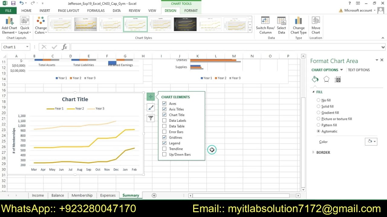 Exp19_Excel_Ch03_Cap_Gym | Excel Chapter 03 Cap Gym - YouTube