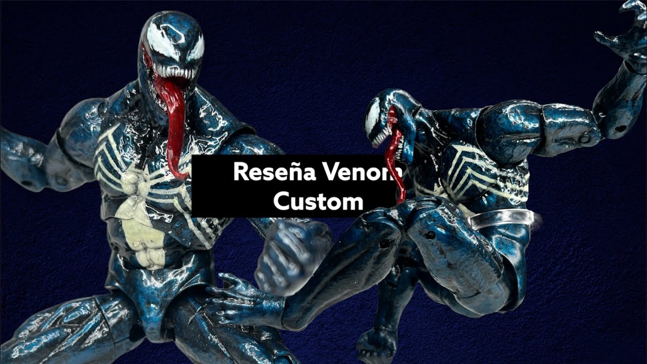ESTE VENOM CUSTOM ESTA DE NO…… 🤯 Reseña Marvel Legends - YouTube