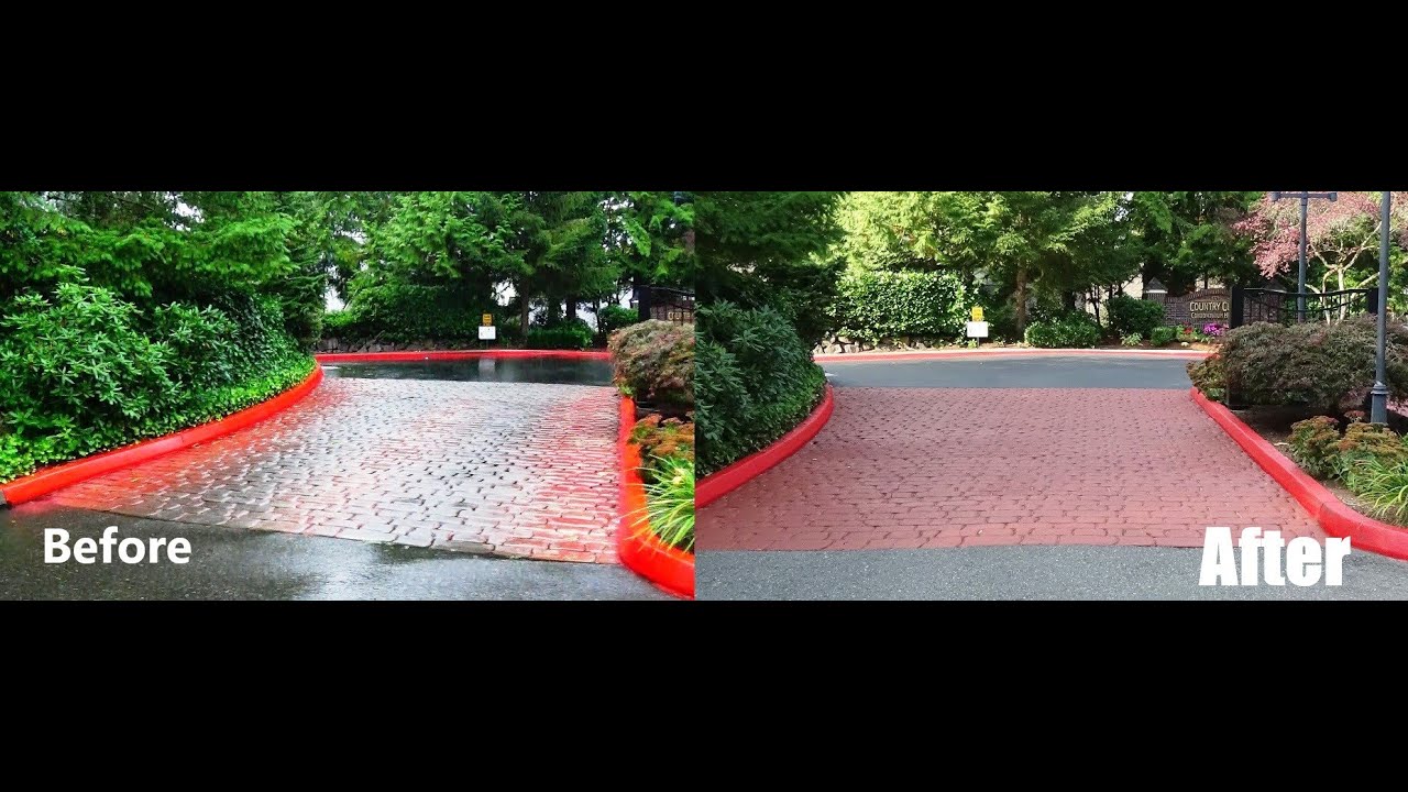 Vanguard ADA Systems EcoPath Multi-Use Bike/Bus Lane Coating on Red ...