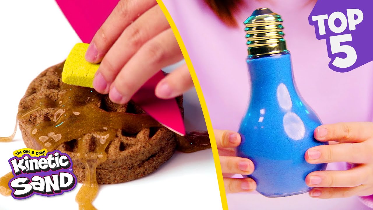 Top 5 Kinetic Sand Art Pieces | Kinetic Sand Art | Crafts for Kids ...