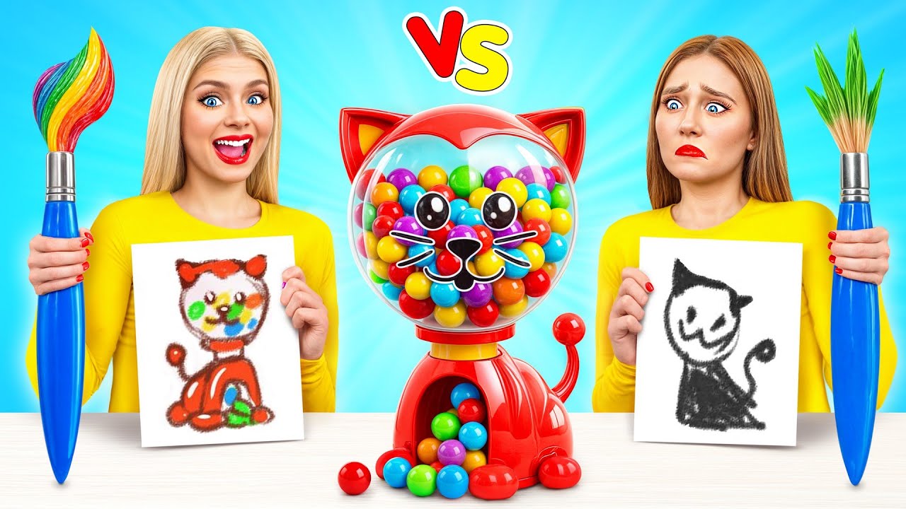 Who Draws it Better Take The Prize Challenge | Funny Food Hacks by ...