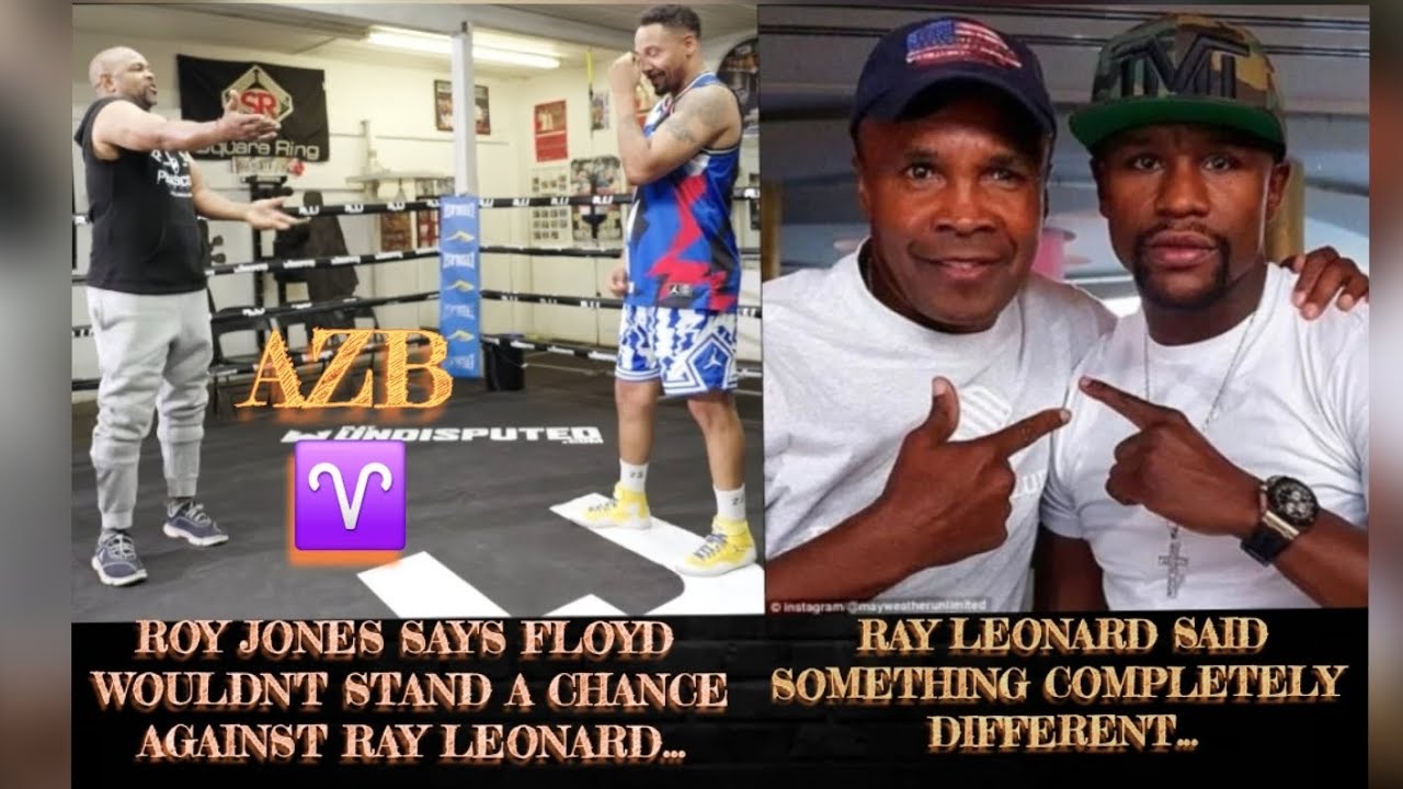 Roy Jones Jr said Floyd wouldn't stand a chance against Ray Leonard 😳 ...