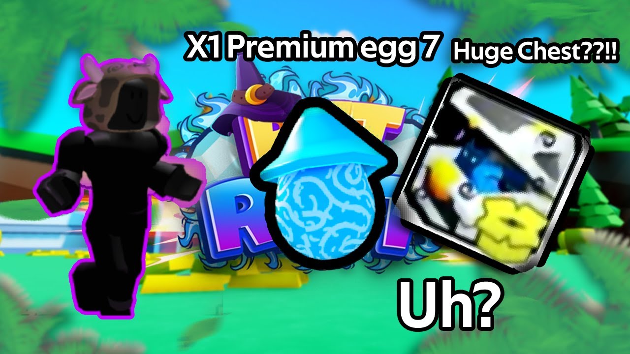 Premium Egg 7 And Huge Chest Opening | Roblox Pet Rift - YouTube