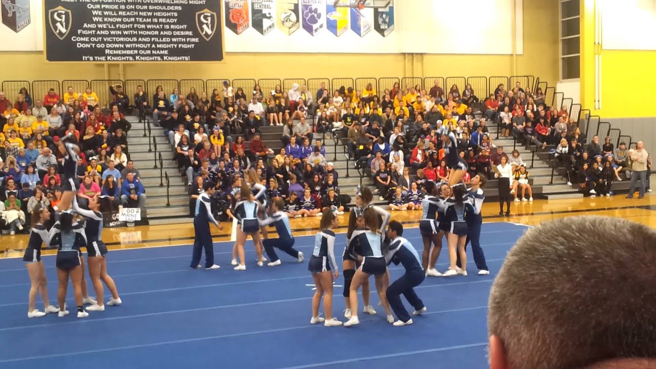 Lake Park lancers Varsity cheer 2014 - YouTube