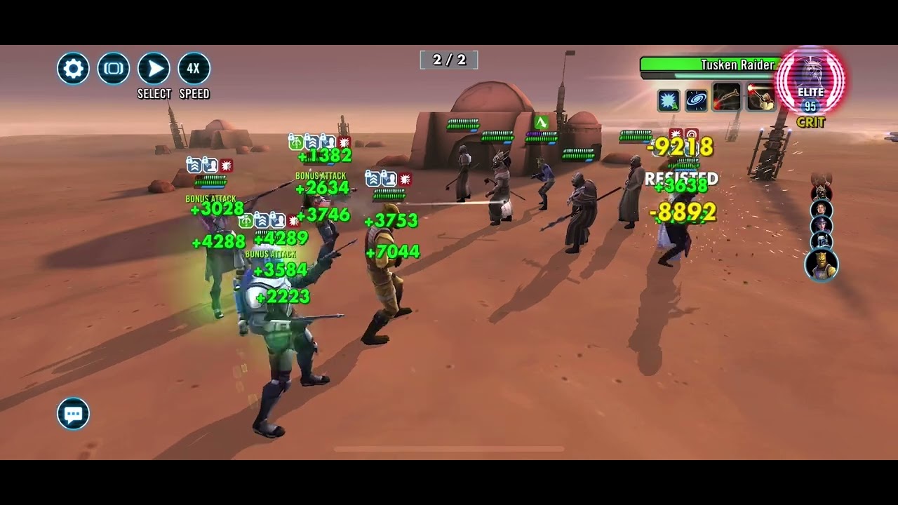 Fennec combat mission on Tatooine 2/2 - SWGOH Rise of the Empire ROTE ...
