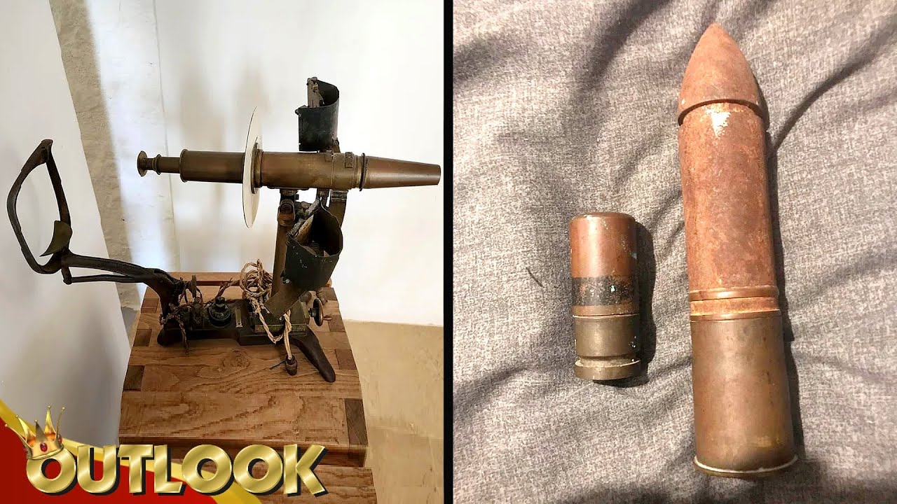 What Is This Mysterious Metal Barrel With A Lens Inside And These Two ...