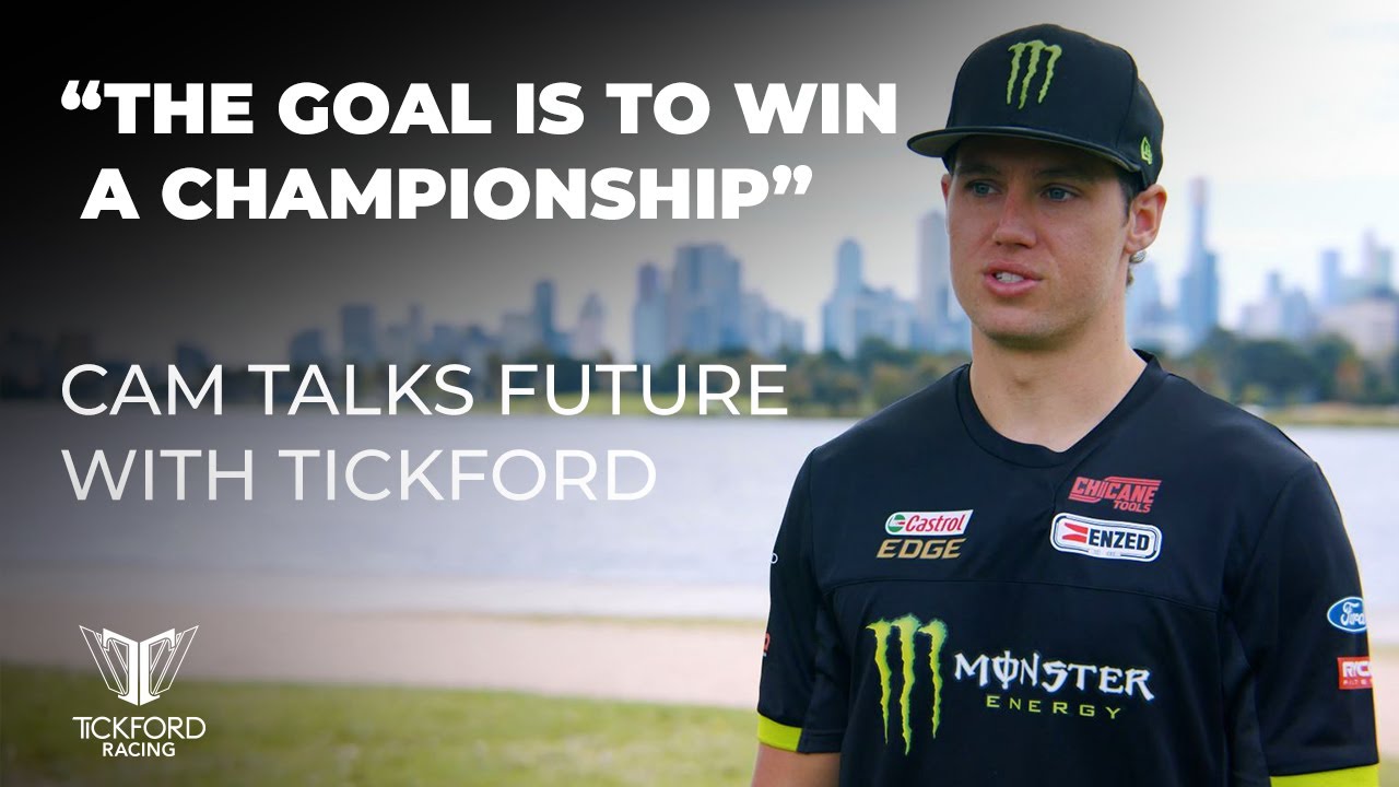 Cam Waters, Monster Energy re-sign with Tickford Racing from 2022 - YouTube