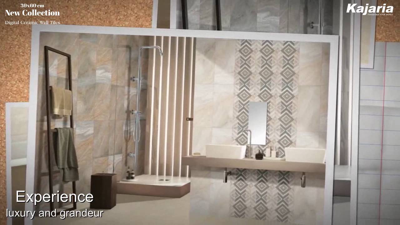 30x60 cm Digital Ceramic Wall Tiles - YouTube