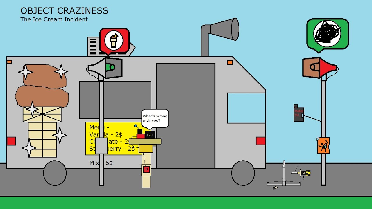 Object Craziness - The Ice Cream Incident - YouTube