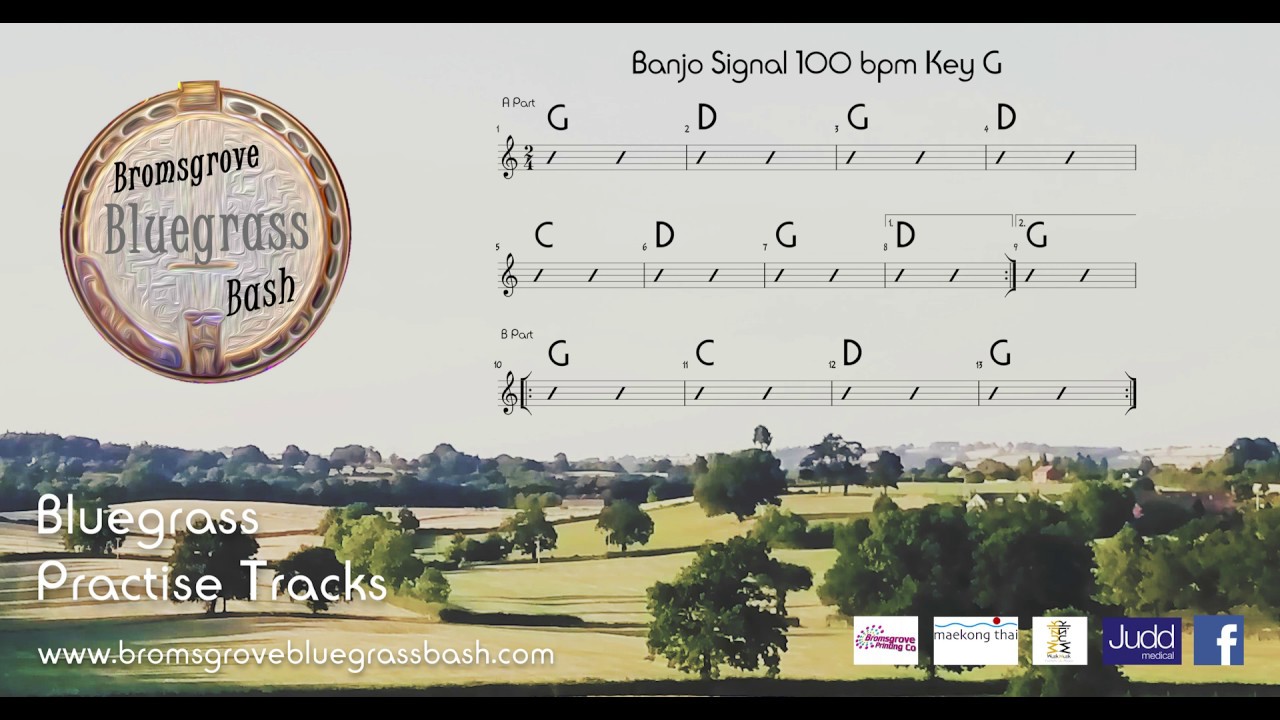Banjo Signal 100 bpm key G - YouTube