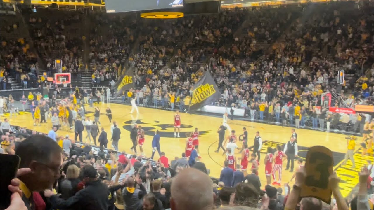 INDIANA VS IOWA - CRAZY BASKETBALL VLOG!!! - YouTube