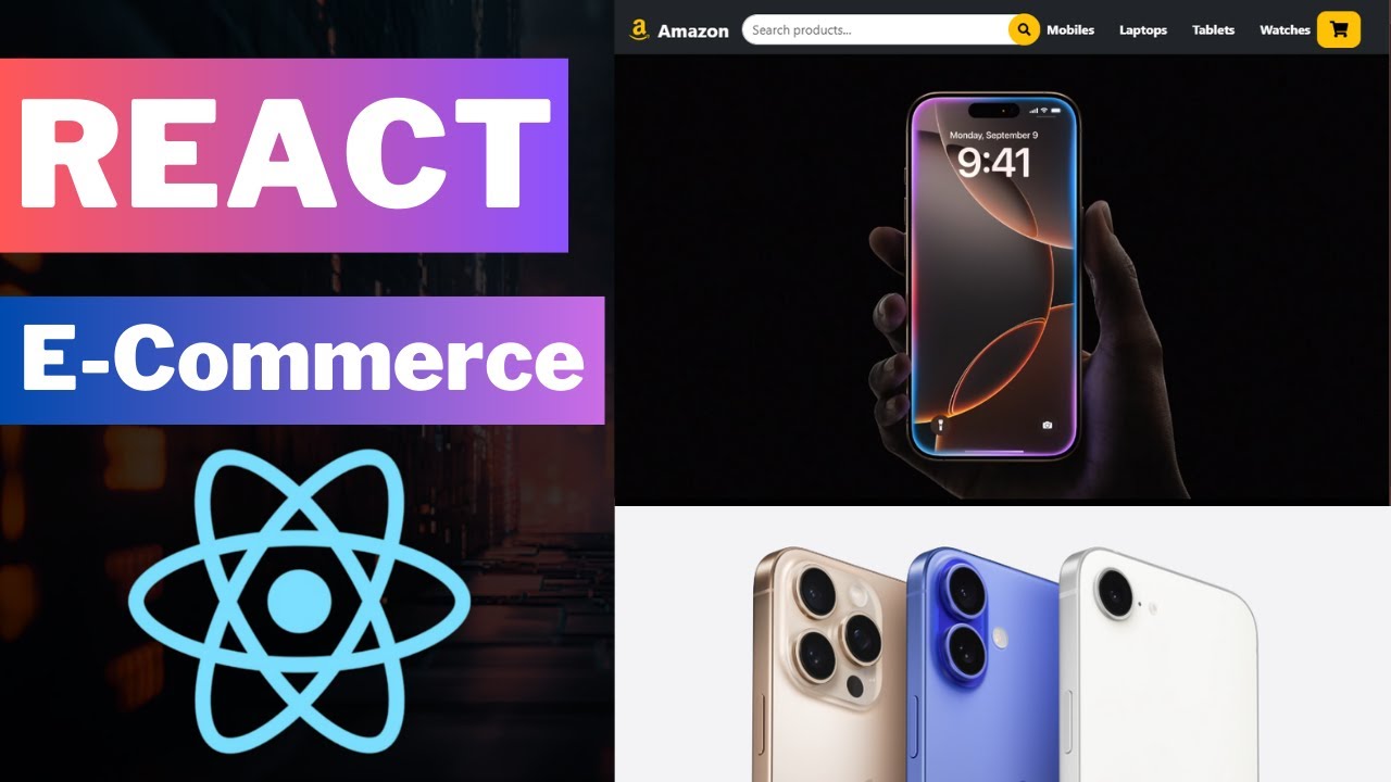 Build React Shopping Cart E - Commerce || Best E - Commerce On YouTube - YouTube