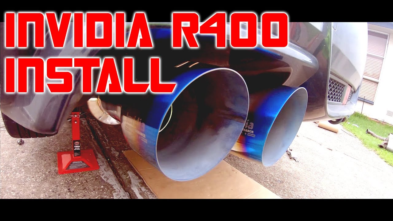 Invidia R400 Install 2012 WRX - YouTube