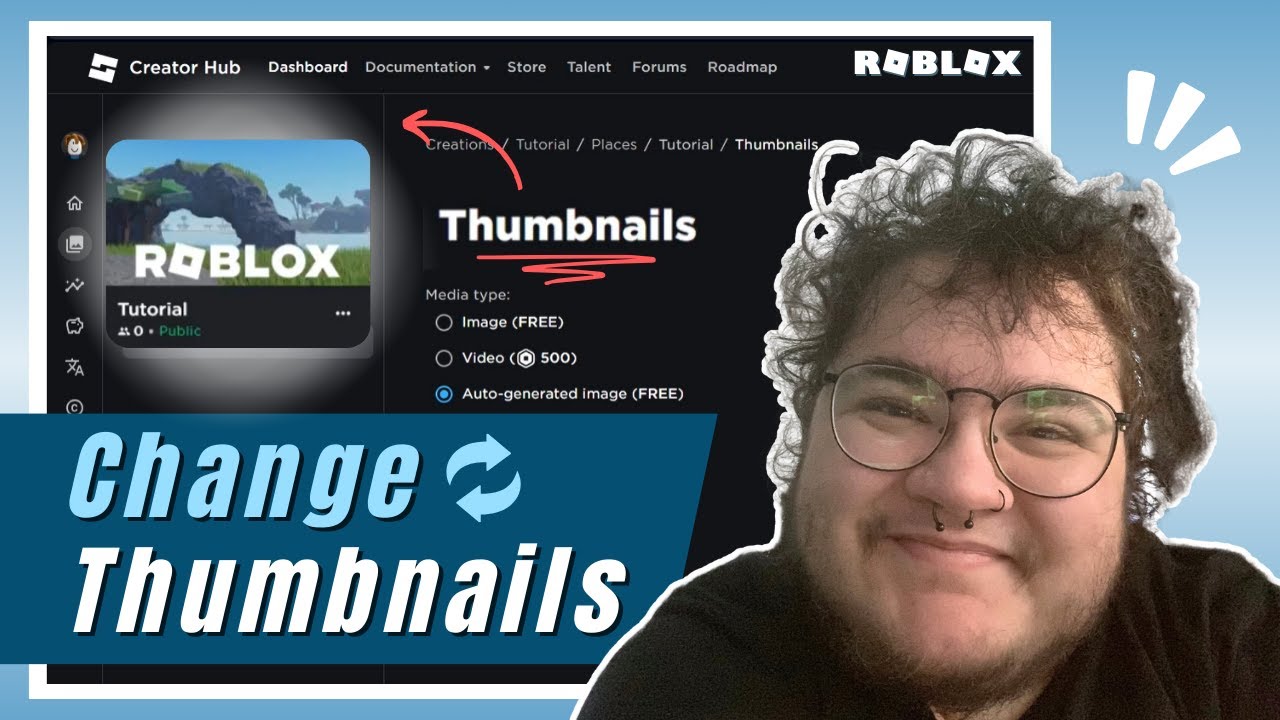 How to Change Your Roblox Game Thumbnail - YouTube