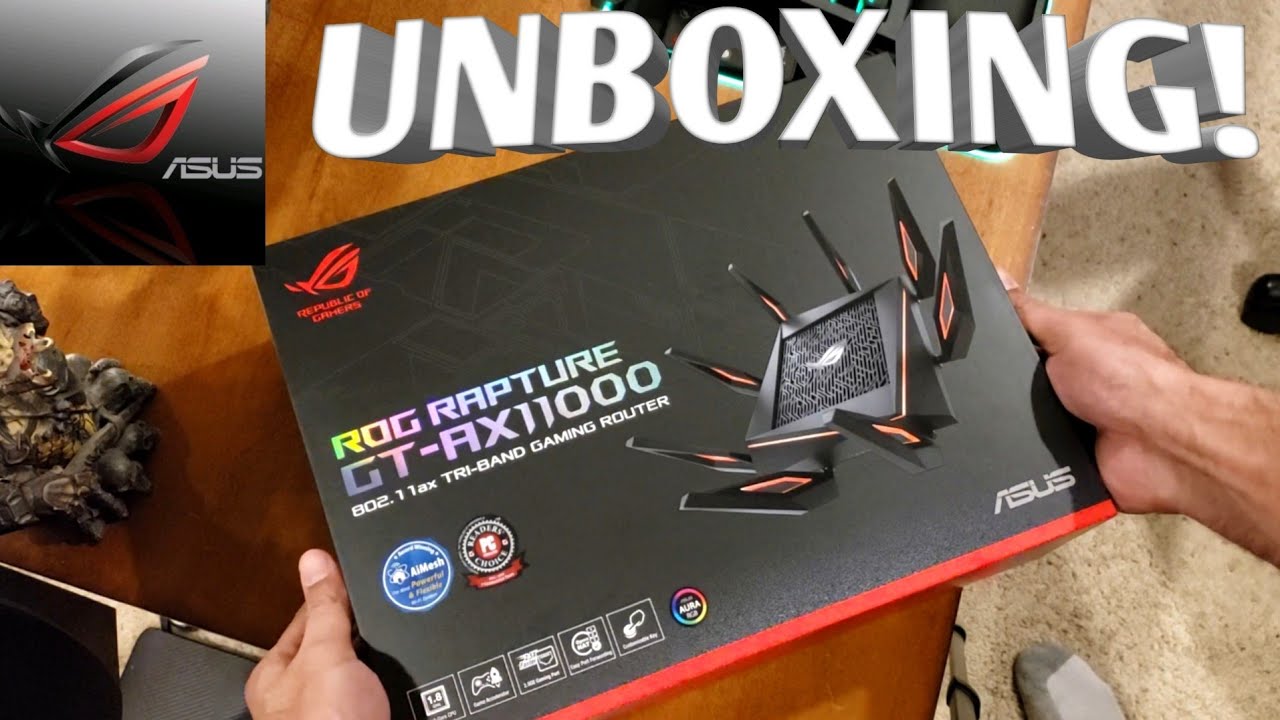 ASUS GT-AX11000 World's First 10GB Tri-Band Wi-Fi 6 Router : UNBOXING ...