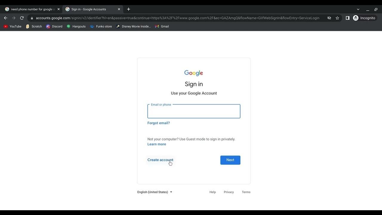 How to Create Google Account Without Phone Number (2022) - YouTube