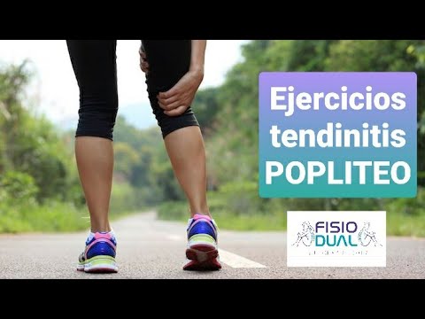 Ejercicios para Tendinitis del POPLÍTEO - YouTube