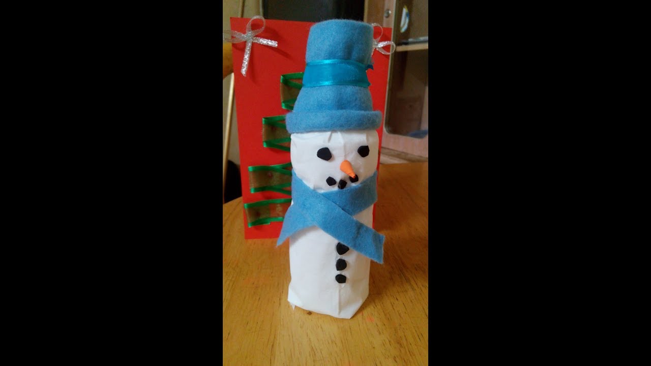 DIY Recycling Ideas - How to Make an Easy Snowman for Kids + Tutorial ...