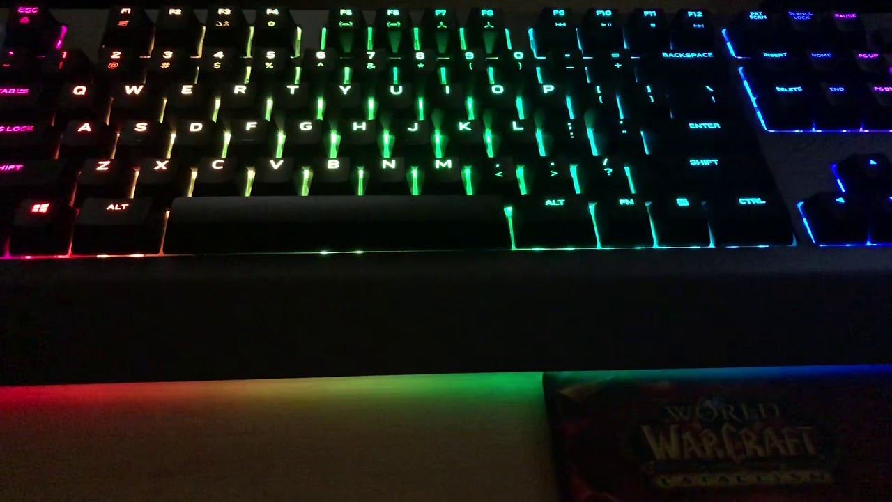 Alienware FX Keyboard Taeonyx - YouTube