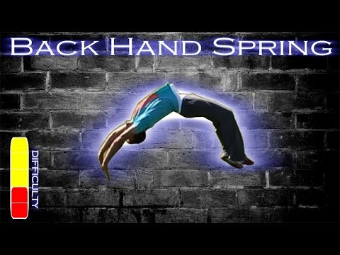 How to BACK HAND SPRING - Flick Flack Tutorial - YouTube