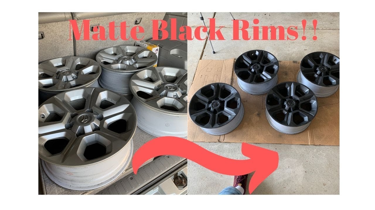NEW WHEELS FOR 4RUNNER | How to plasti dip rims - YouTube