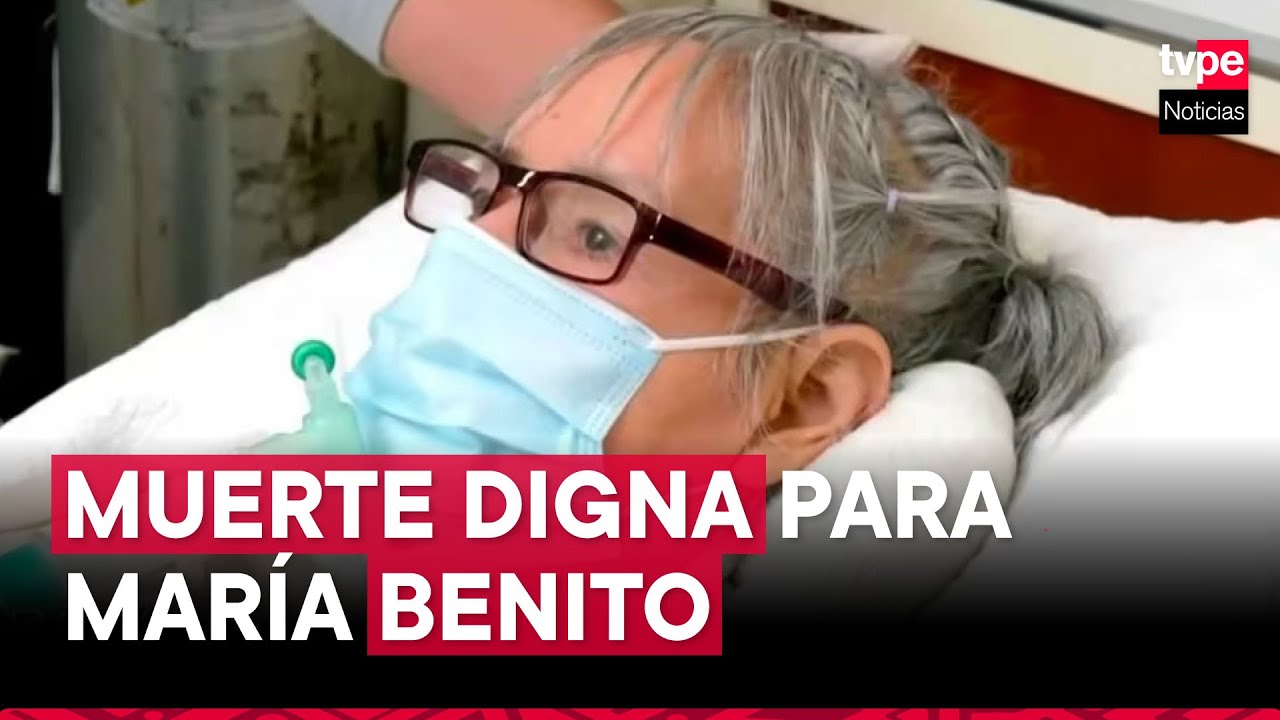 Poder Judicial ordena a desconectar a María Benito, paciente de ...