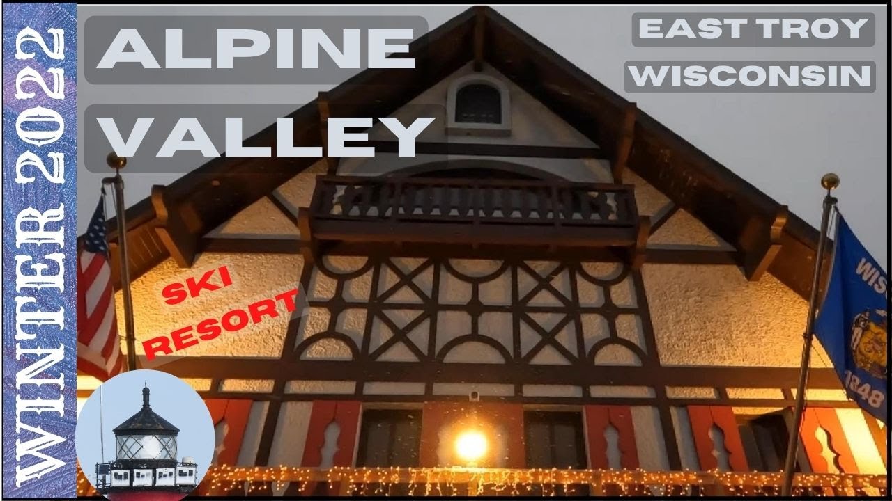 Alpine Valley Resort, East Troy, Wisconsin. Winter 2022. It's like a ...