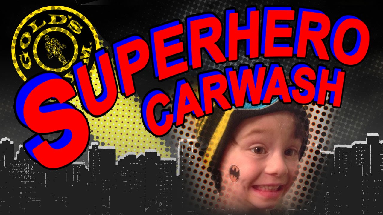 Superhero Carwash for Gabe - YouTube
