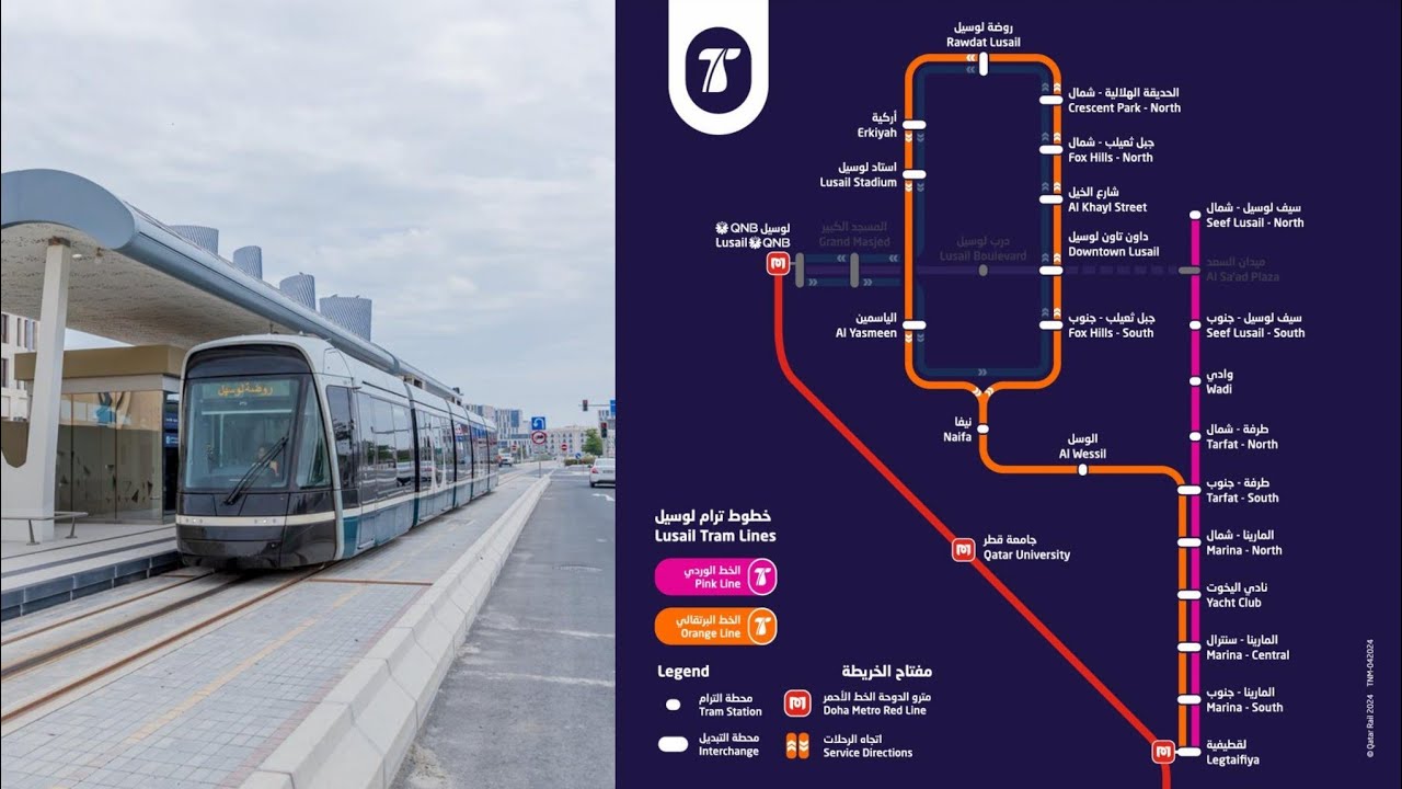 Driving directions to Boulevard Tram Station, Lusail Vlog || Driving ...