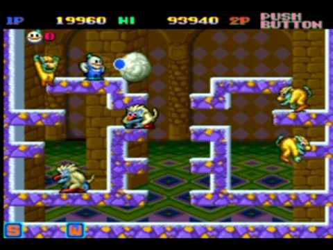 Playthrough Snow Bros. Nick & Tom (MAME) - Part 3 - YouTube