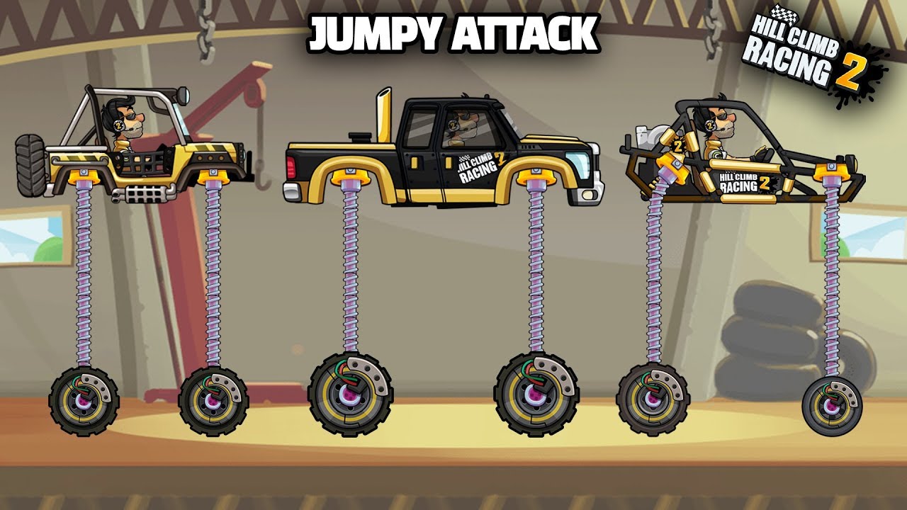 Hill Climb Racing 2 - New JUMPY ATTACK Event - YouTube
