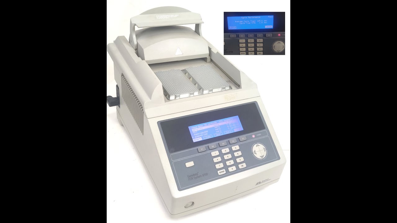 Applied Biosystem GeneAmp 9700 PCR System 768 wells Software 3.09 SN ...